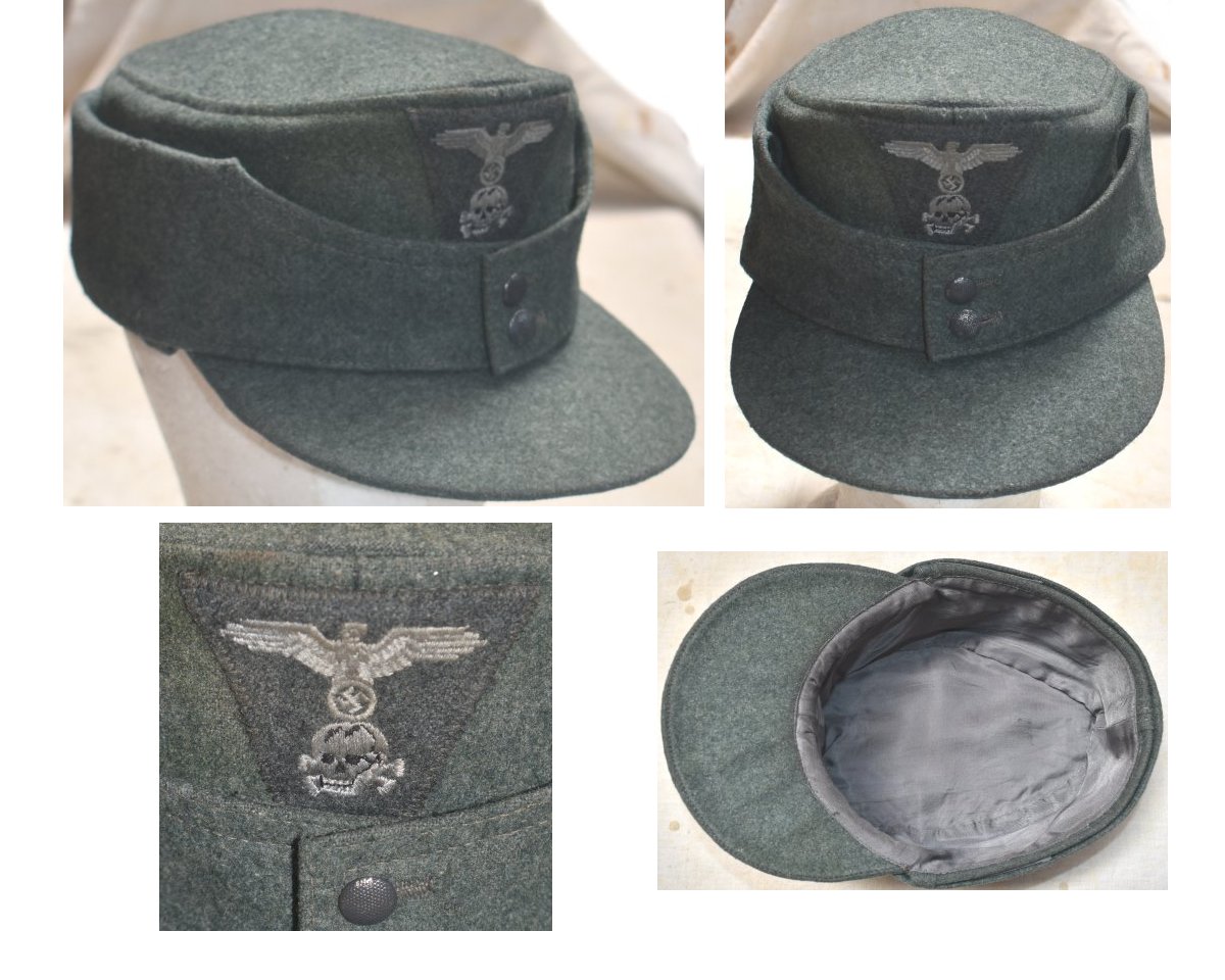 SS1472. WAFFEN-SS M43 FIELD CAP - SS Einheitsfeldmütze | Military ...